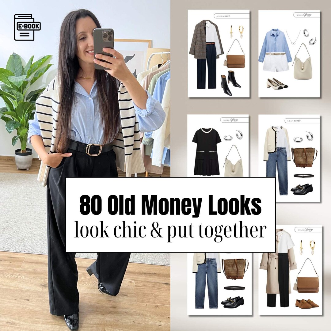 Old Money Style: 80 Classy Outfit Ideas for Timeless Elegance - Women's Fashion Ebook - Etsy Canada