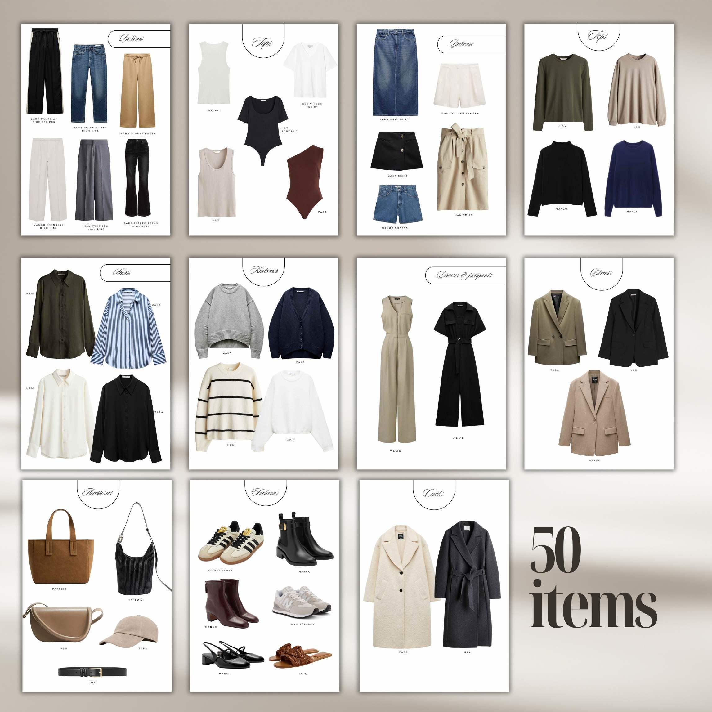 Capsule Wardrobe for Inverted Triangle Body Type W/ Long Legs | 87 ...