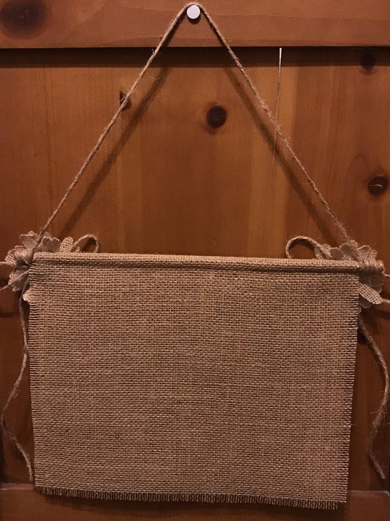 Primitive Here Comes The Bride Burlap Flower Girl Banner Sign | Etsy