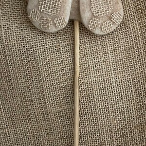 Primitive Easter Bunny Spring Rabbit Handmade Grubby Felt & Burlap Bowl ...