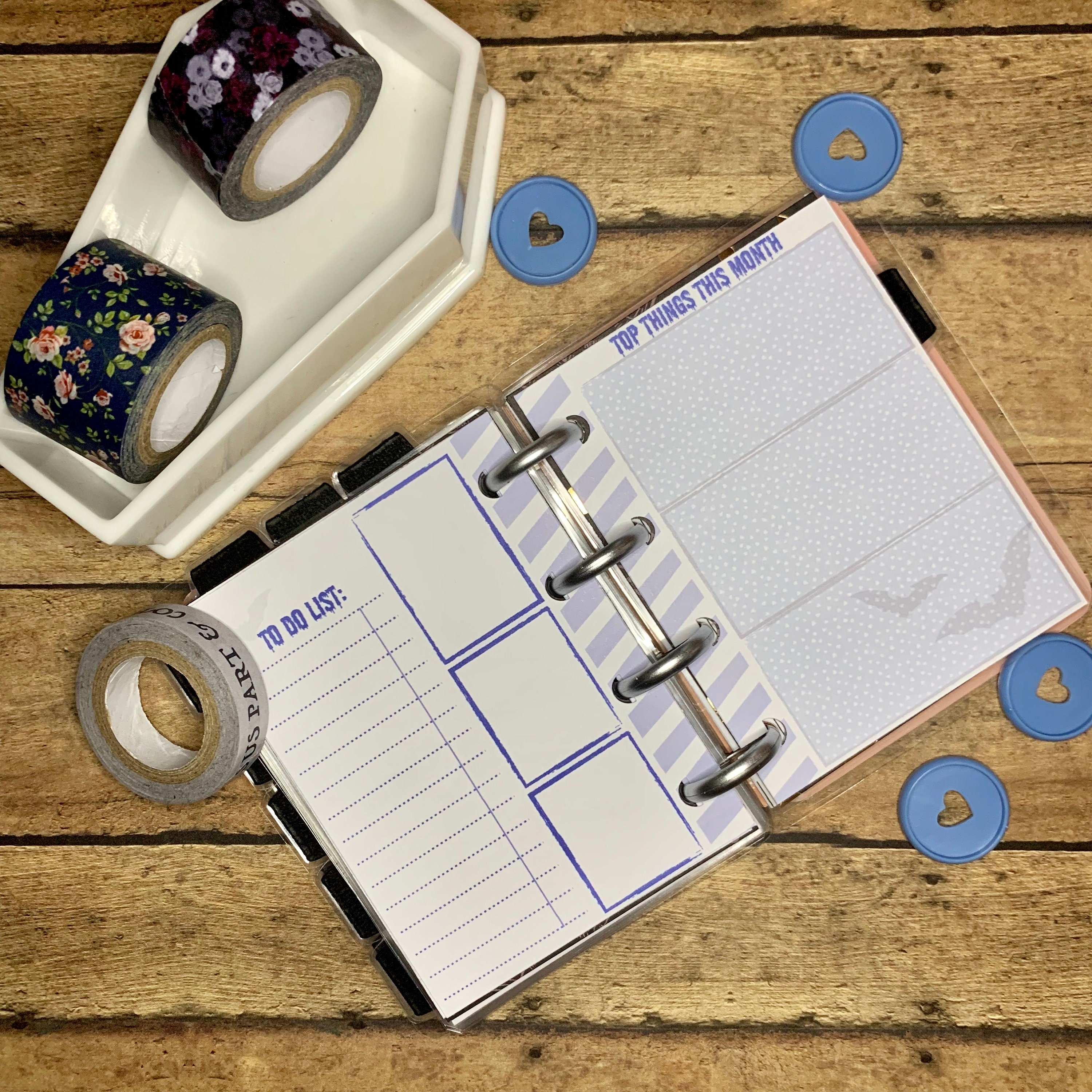 Micro Happy Planner Spread Monthly/Weekly UNDATED | Etsy