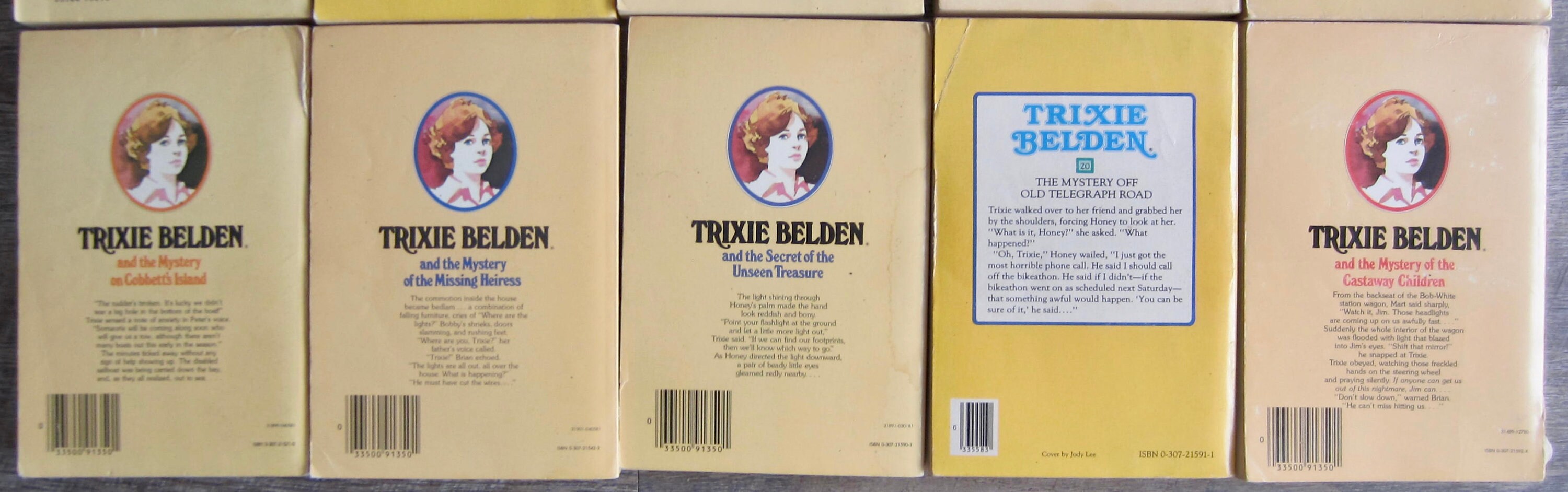 Trixie Belden Choose One, Build A Book Lot, Vintage Paperback Mystery ...