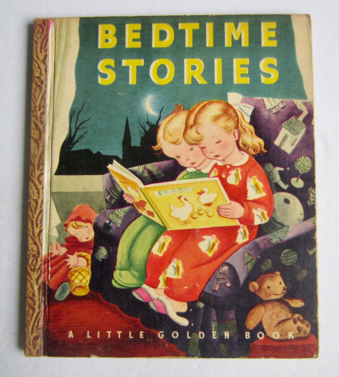 Bedtime Stories, Vintage Childrens Little Golden Book, Gustaf Tenggren ...