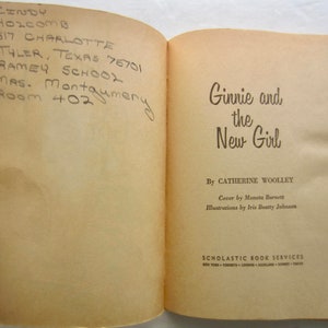 Ginnie and the New Girl, Catherine Woolley Vintage Girls Series ...