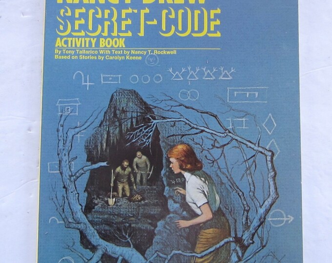 Nancy Drew Secret Code Activity Book Tony Tallarico Vintage PB Unused ...