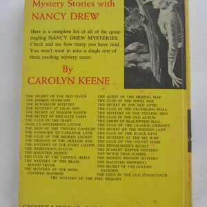 Nancy Drew #2 the Hidden Staircase, Carolyn Keene Mystery, Lists to ...