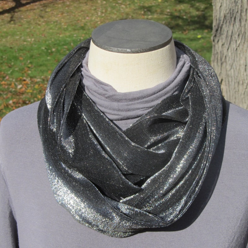 Metallic Scarf - Etsy