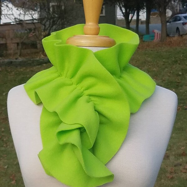 Lime Green Scarf - Etsy