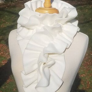 EXTRA Long Ruffle Fleece Scarf Double Length Ruffle Scarf | Etsy