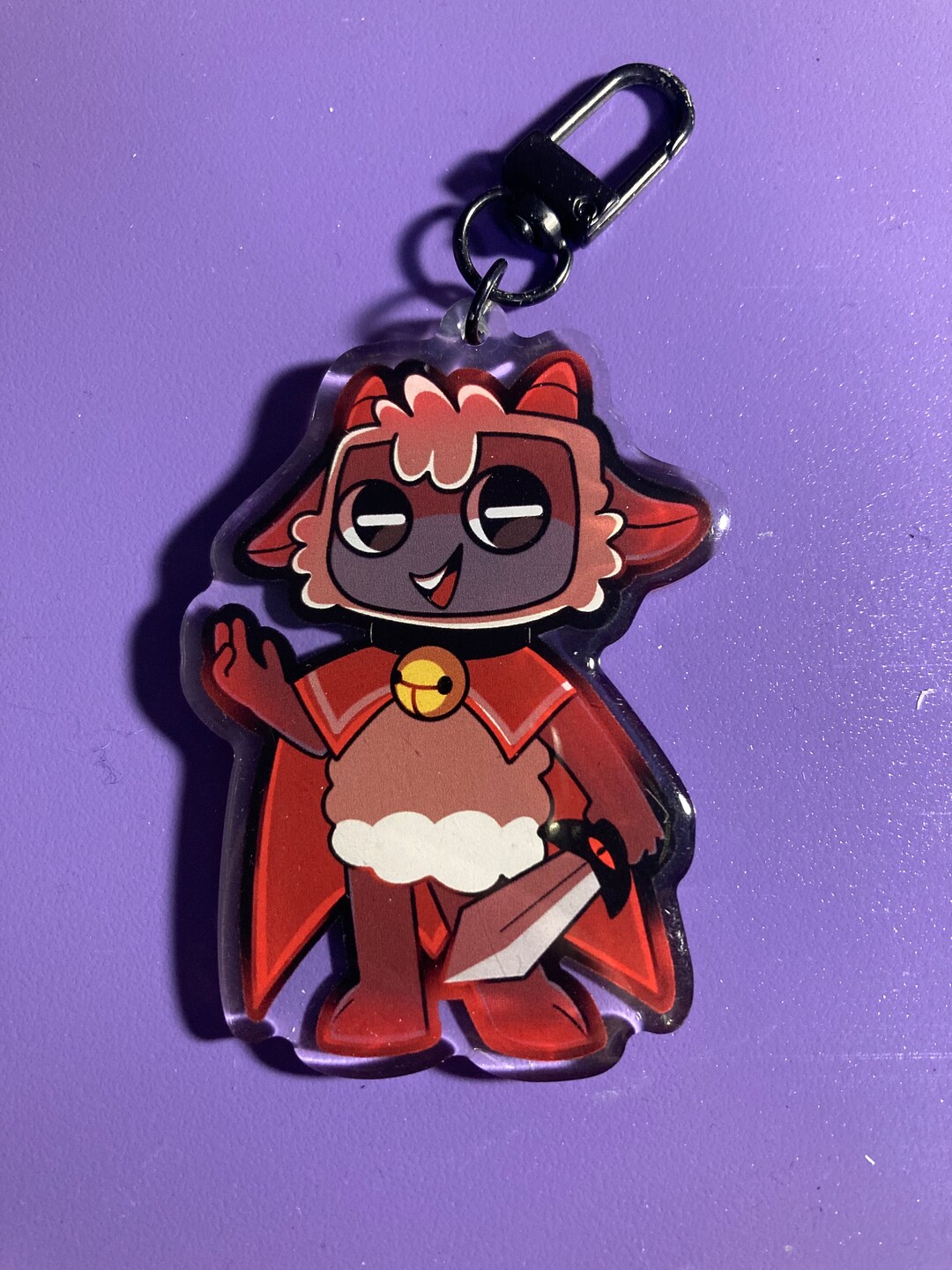 Cult of the Lamb Epoxy Charm - Etsy