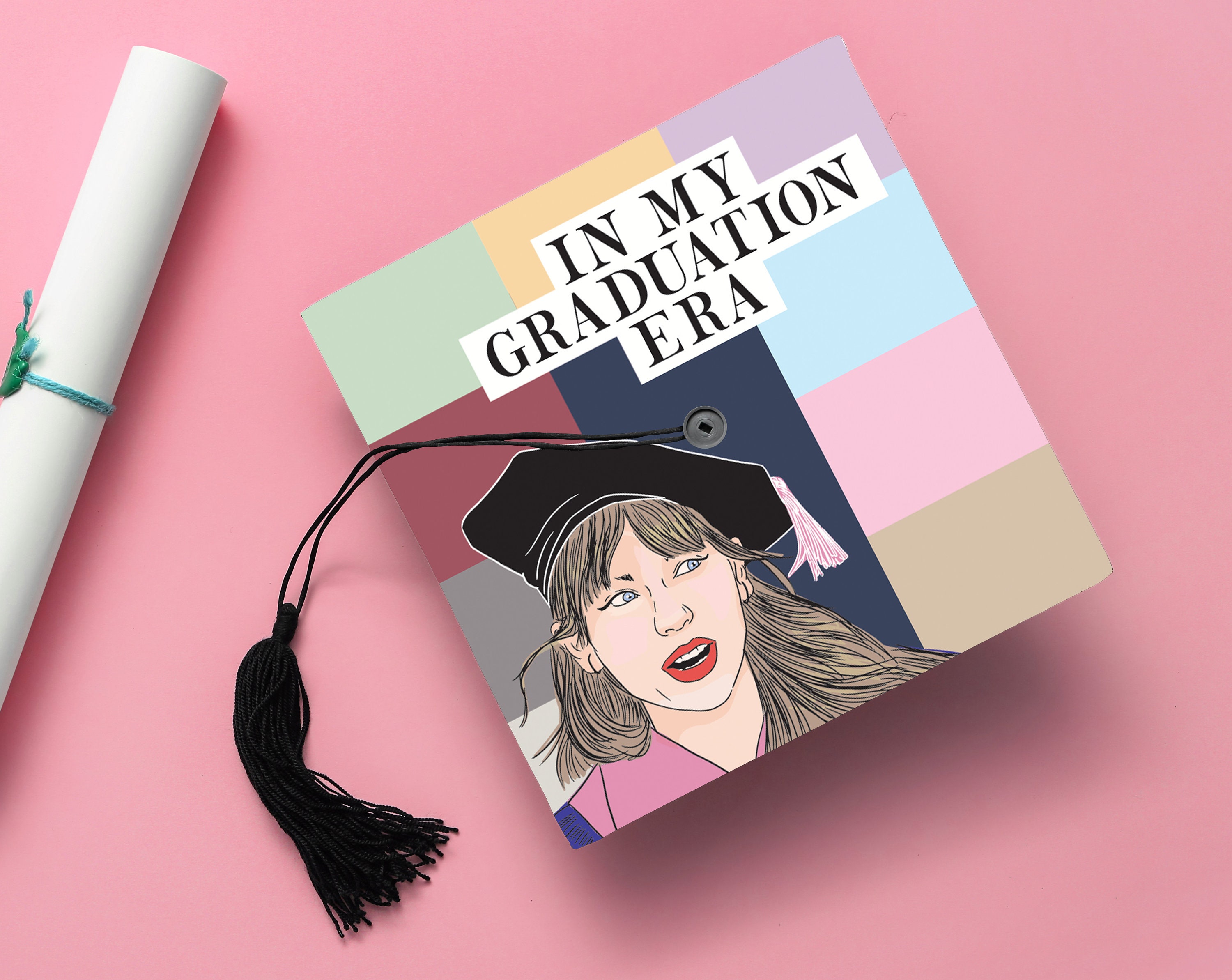 Taylor Swift Eras Printable Graduation Cap Toppers - Etsy