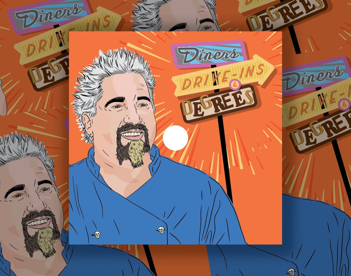 Guy Fieri Printable Graduation Cap Toppers - Etsy