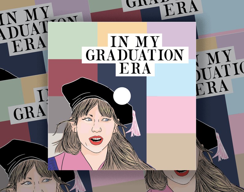 Taylor Swift Eras Printable Graduation Cap Toppers - Etsy