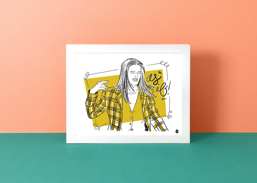 Clueless Movie Illustration of Alicia Silverstone as Cher--as If Print ...