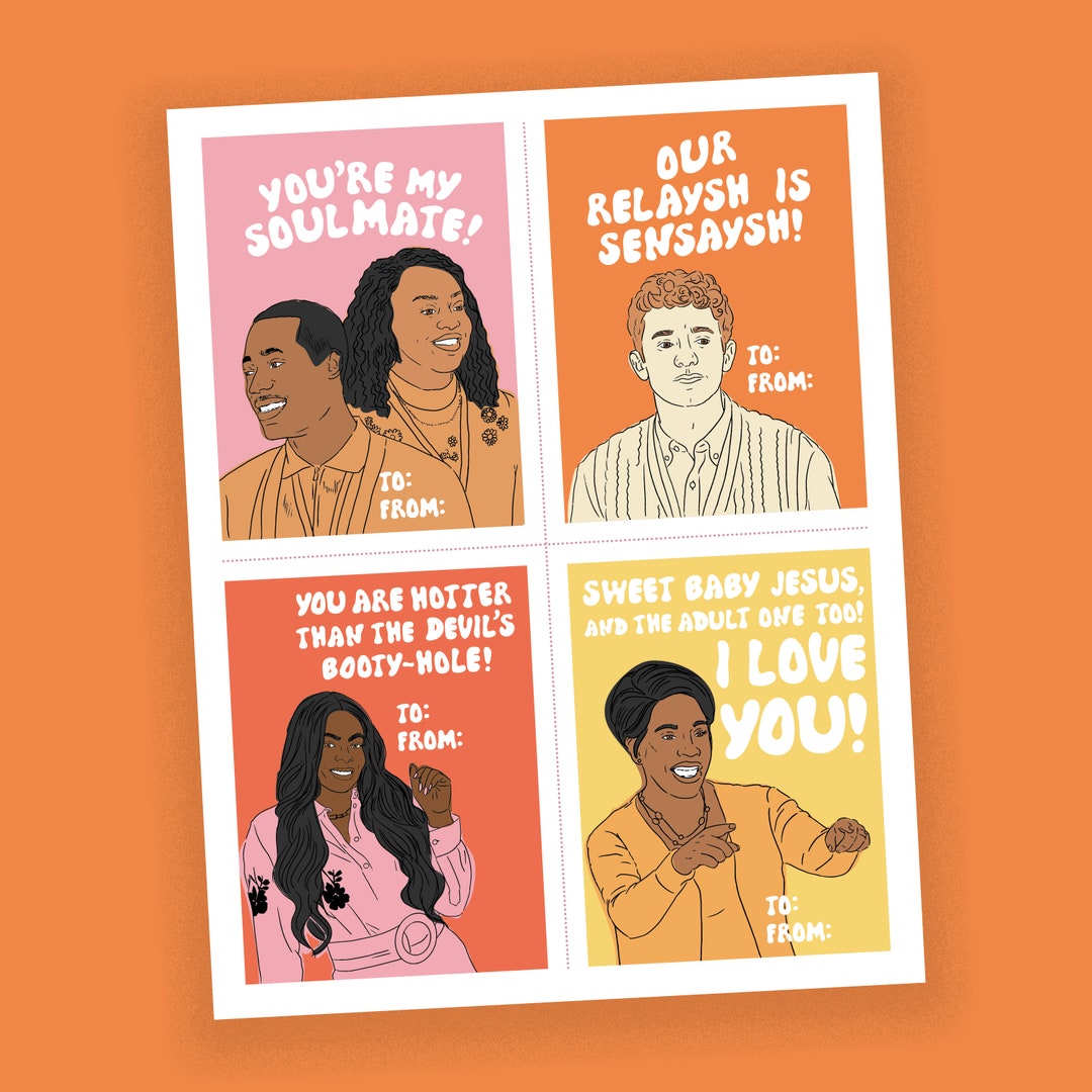 Abbott Elementary Printable Valentines - Etsy