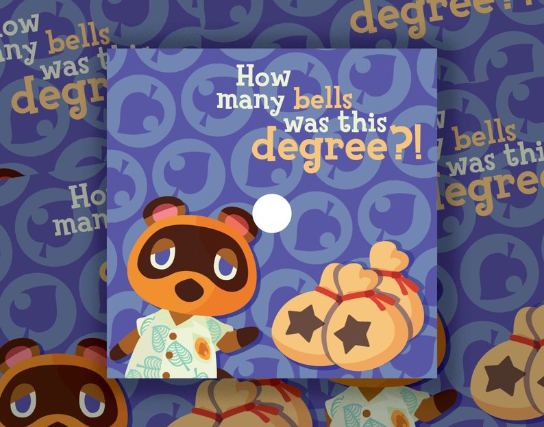 Animal Crossing New Horizons Printable Graduation Cap Toppers - Etsy