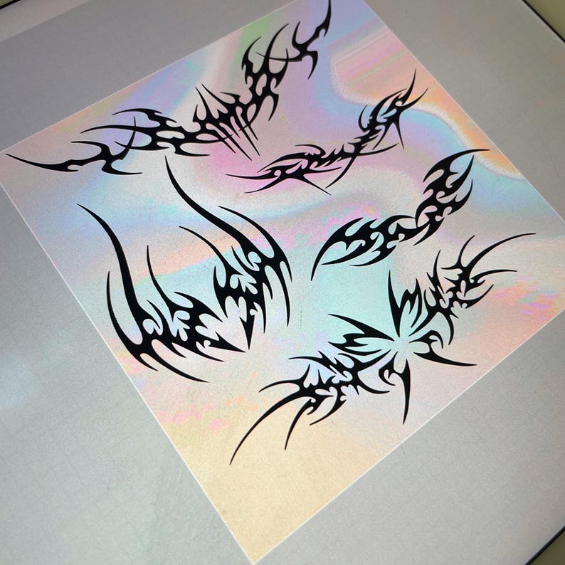 Cyber Tribal Tattoo Bundle SVG PNG - 50 Digital Designs - Cybercore ...