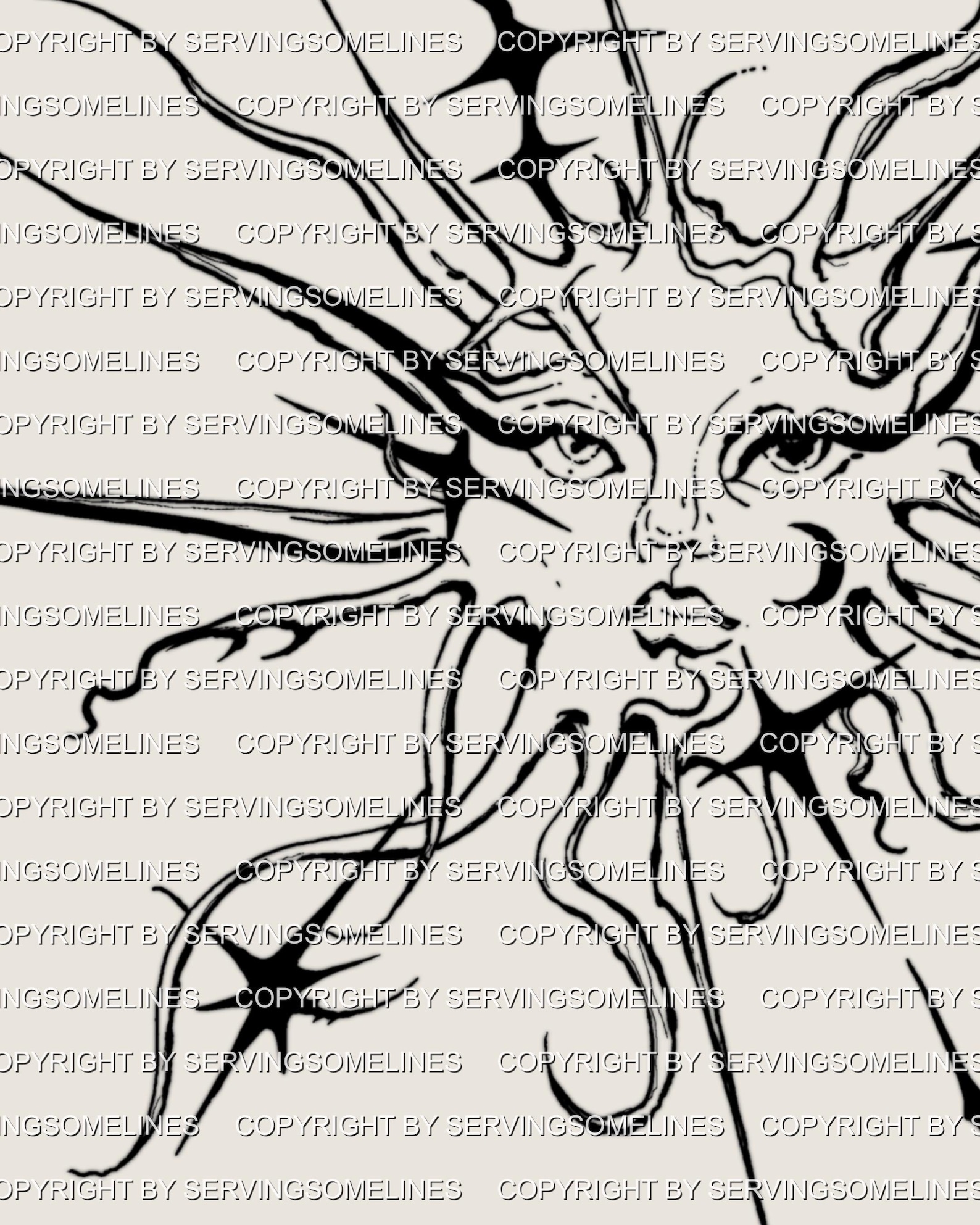 Cybersigilism Sun Tattoo Stencil – Abstract Edgy Celestial Flash ...