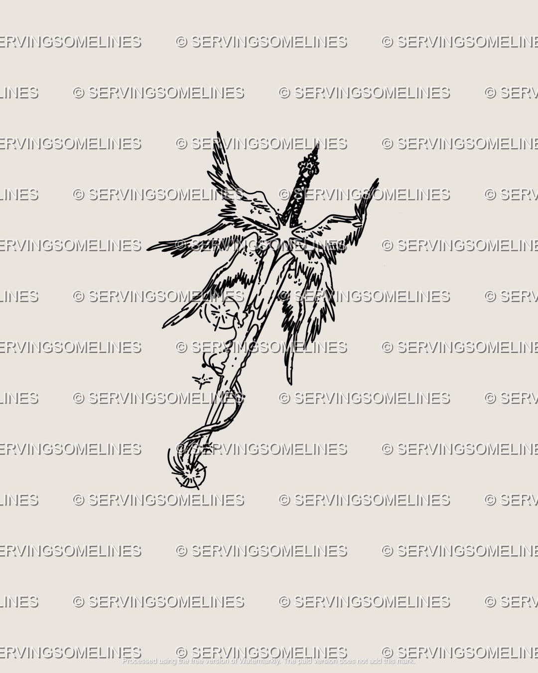 Seraphim Sword Tattoo Design – Digital Download - Etsy