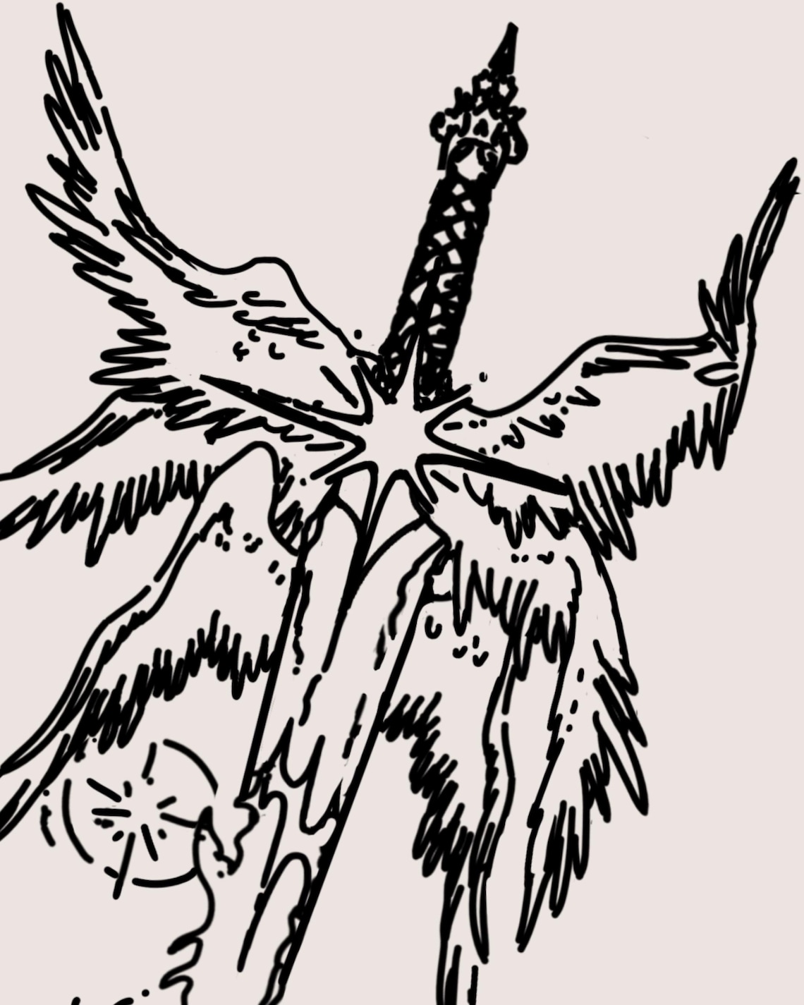 Seraphim Sword Tattoo Design – Digital Download - Etsy