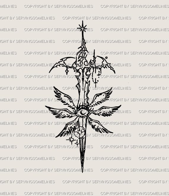 Biblical sword tattoo - Bronctattooaus.com