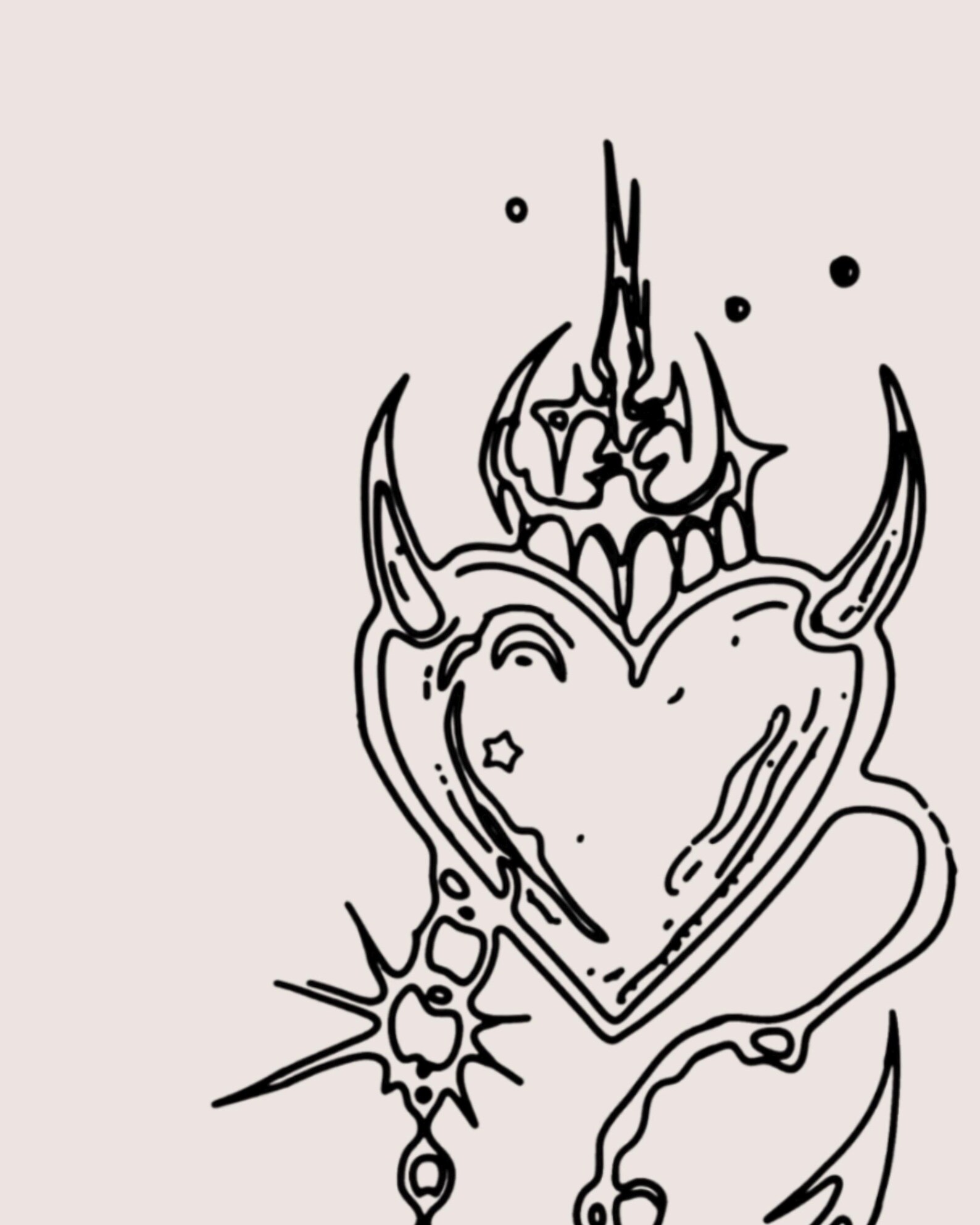 Evil Heart & Cybersigil Sword Duo – Digital Tattoo Design Bundle - Etsy