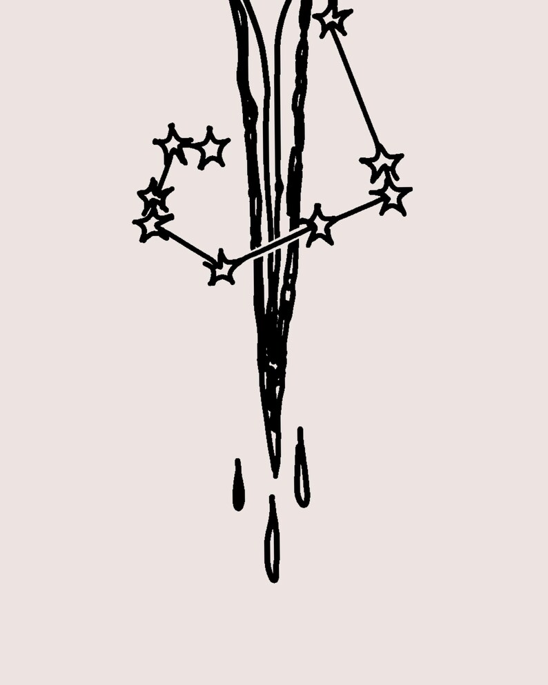 Scorpio Constellation Sword Tattoo Design – Digital Download - Etsy