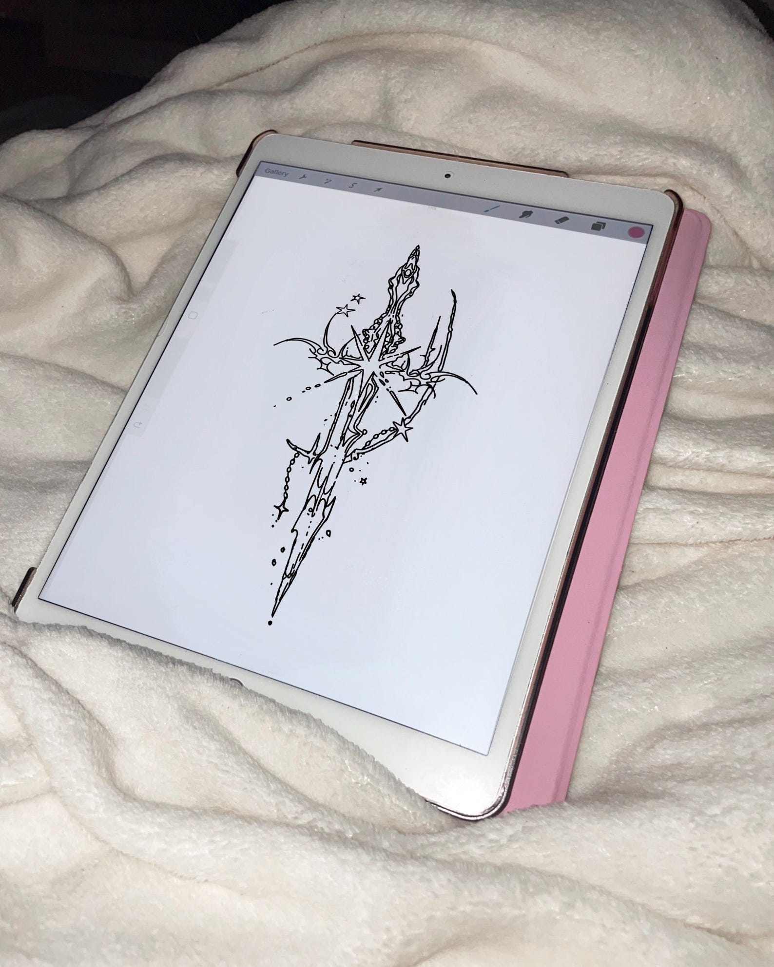 Cybercore Sword Tattoo Design | Tattoo Ticket | Cyber Sigilism ...