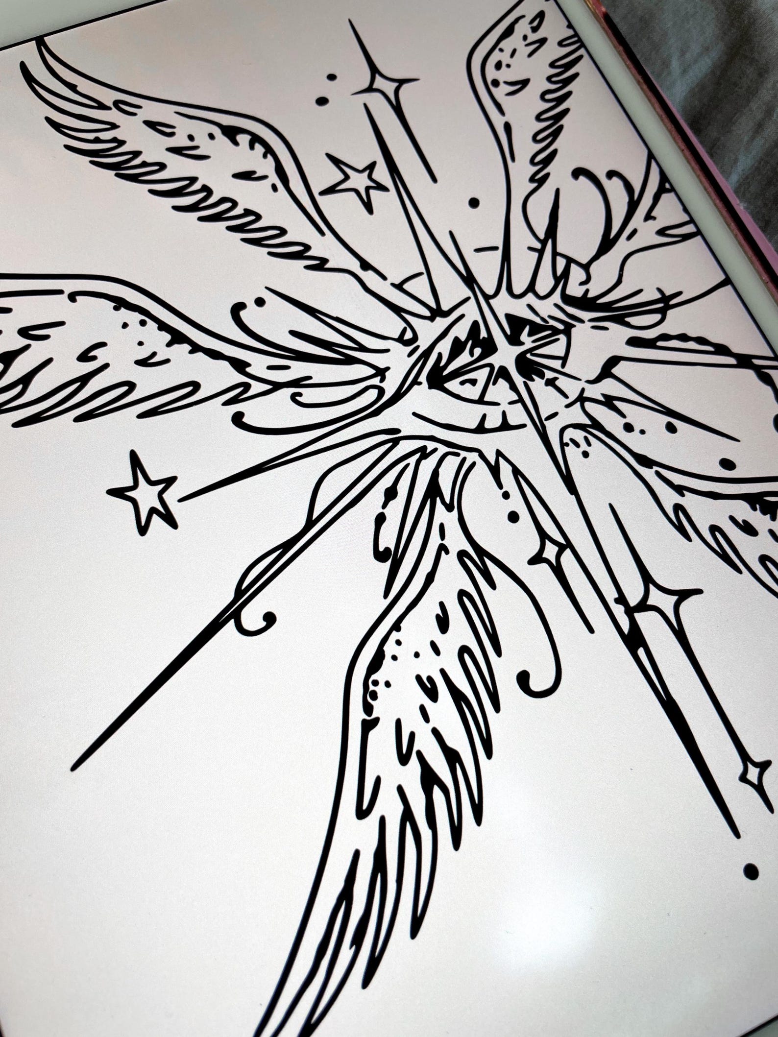 Seraphim Biblical Angel Tattoo Design, Digital Download - Biblically ...