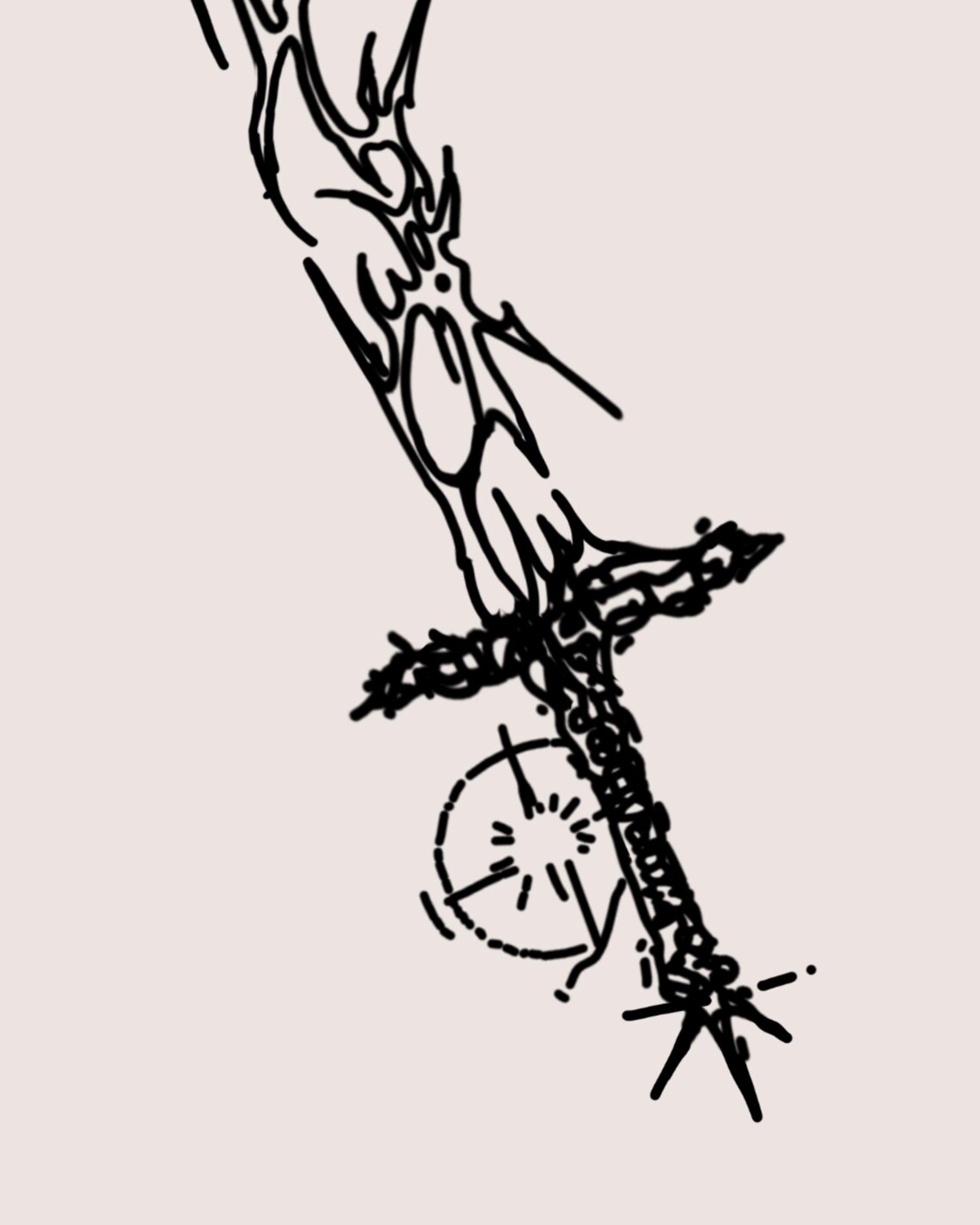 Sparkling Neotribal Cyber Sigil Sword Digital Download - Etsy