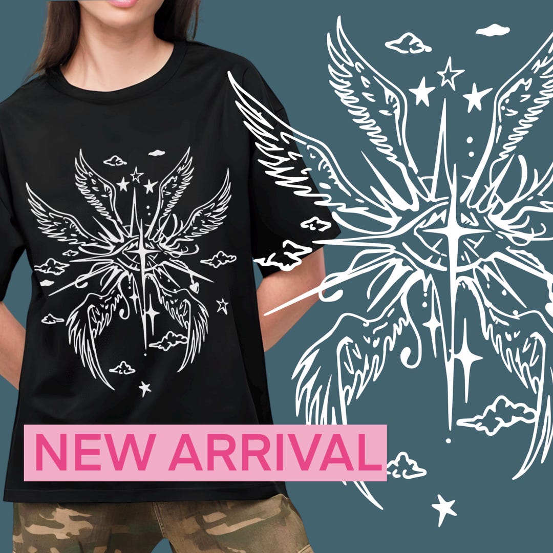 Biblically Accurate Angel Shirt – Cybercore Glitchcore Seraphim Shirt ...
