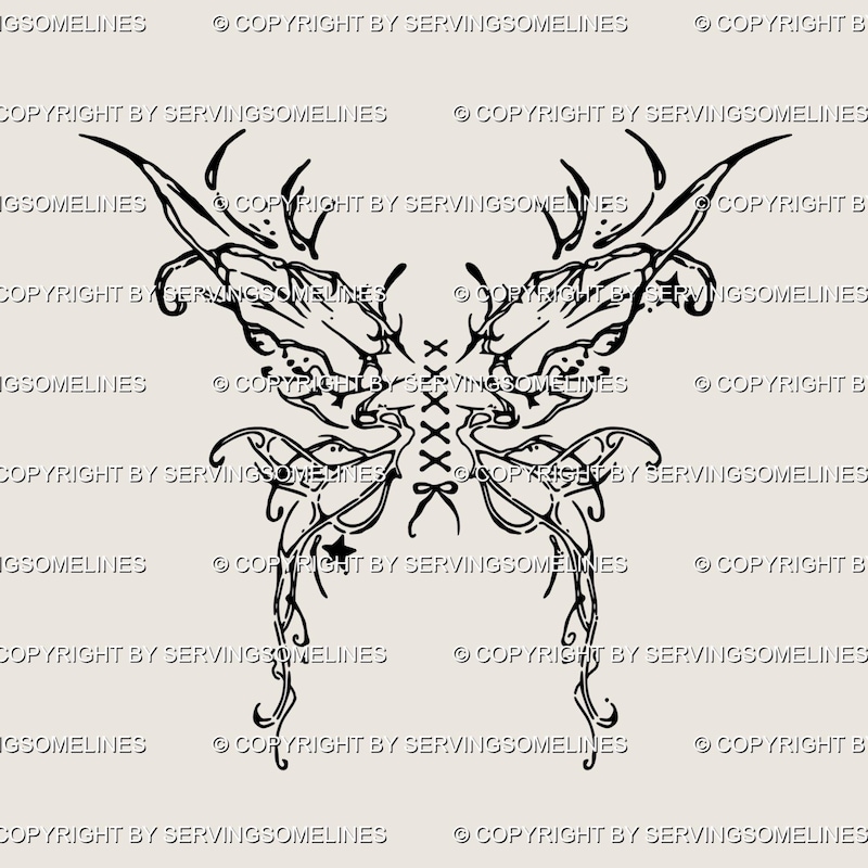 Cyber Sigilism Tattoo Stencil - Etsy
