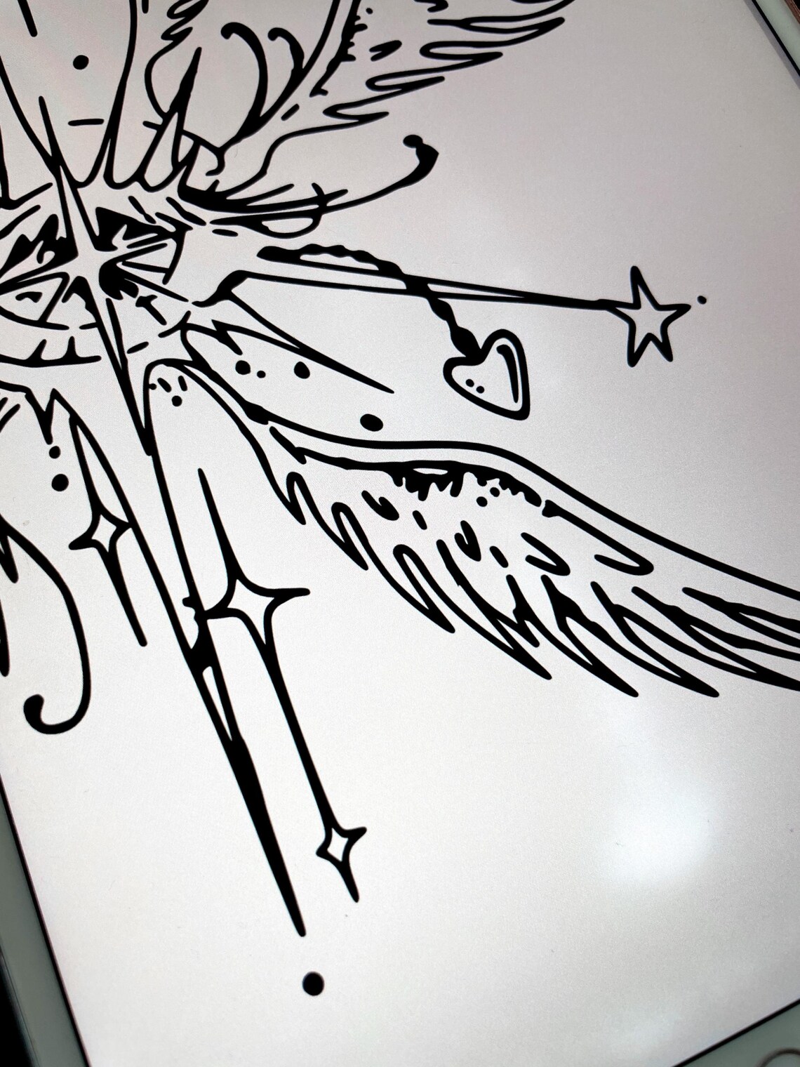 Seraphim Biblical Angel Tattoo Design, Digital Download - Biblically ...