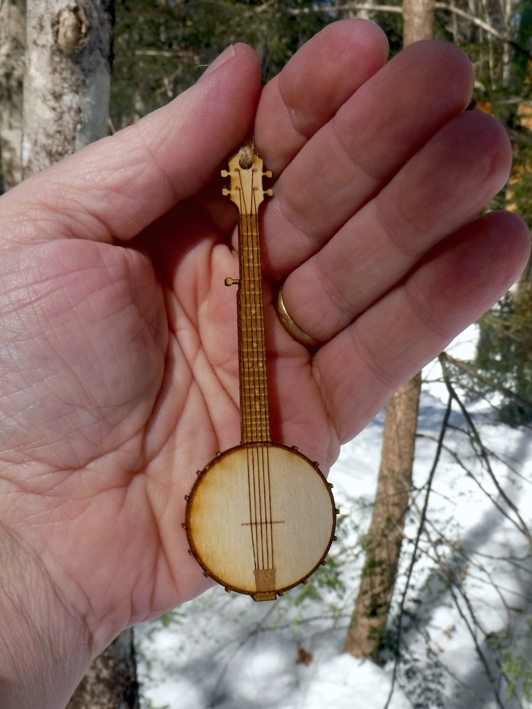 Banjo Holiday Christmas Ornament Stocking Stuffer - Etsy