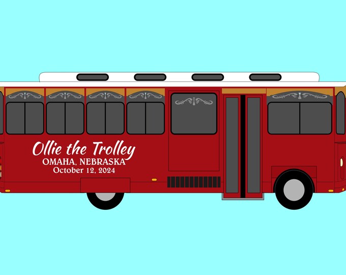 Custom Ollie the Trolley Ornament for Lisa - Etsy
