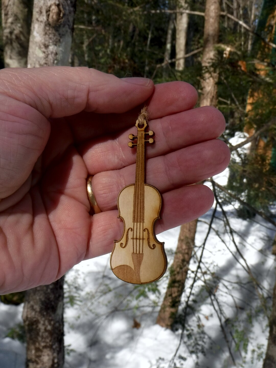 Violin/fiddle Holiday Christmas Ornament Stocking Stuffer - Etsy