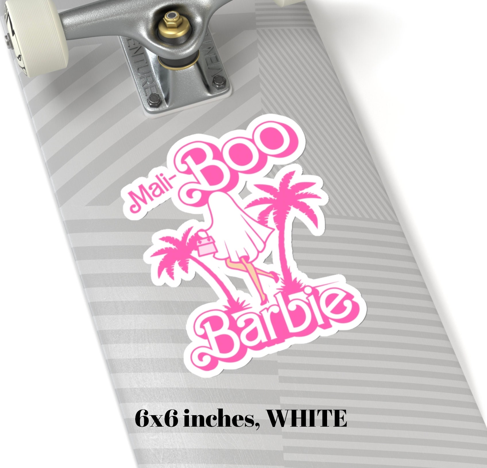 Mali-boo Barbi Halloween Sticker Malibu Barbi Sticker Pink - Etsy