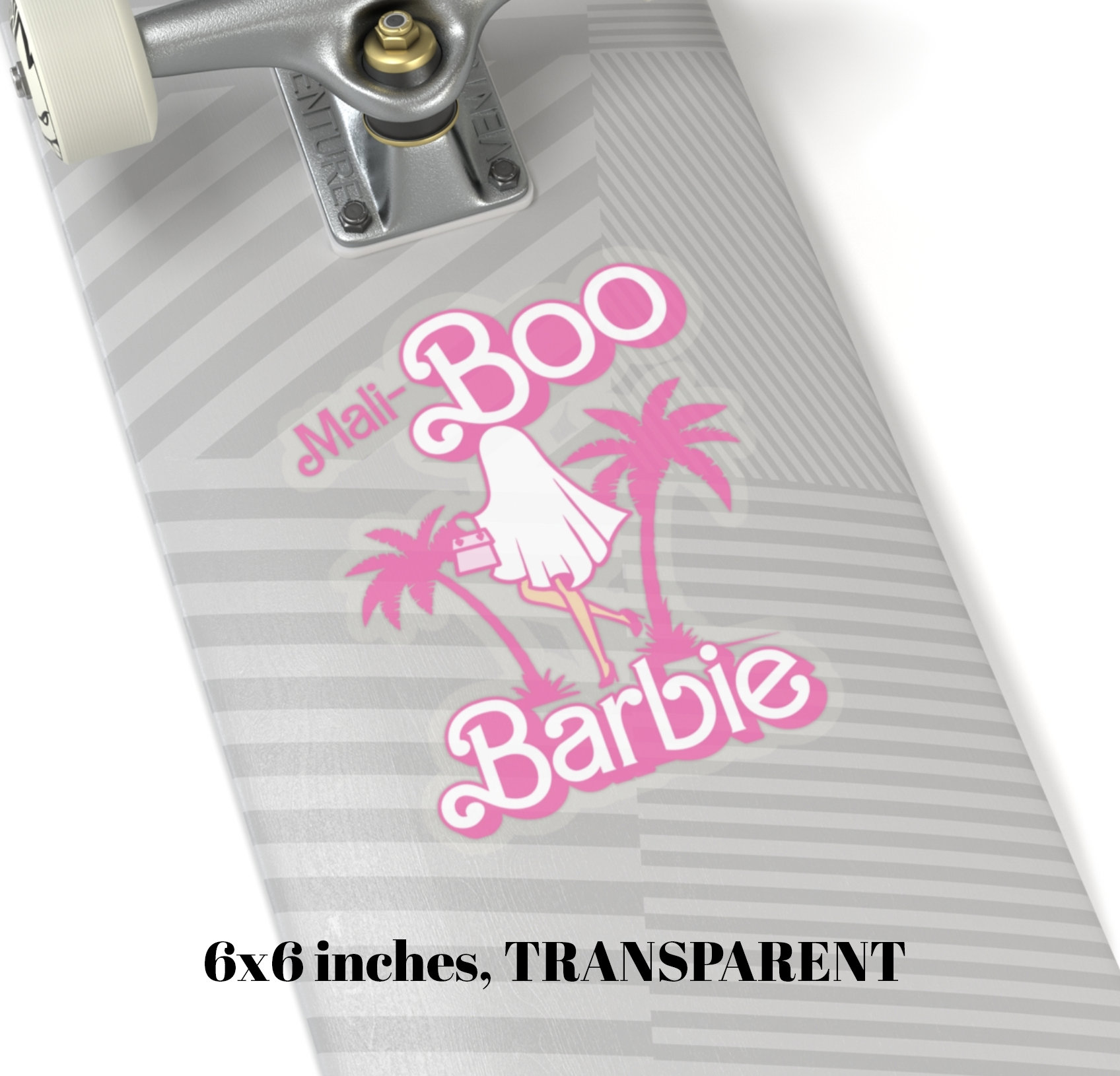 Mali-boo Barbi Halloween Sticker Malibu Barbi Sticker Pink - Etsy