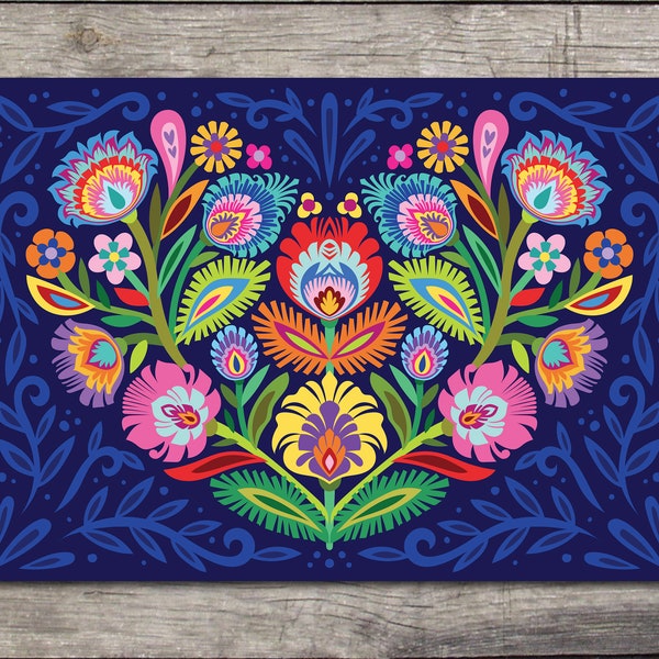 Folk Art Stencils - Etsy