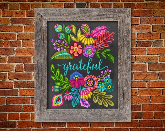 Colorful Chalkboard Art
