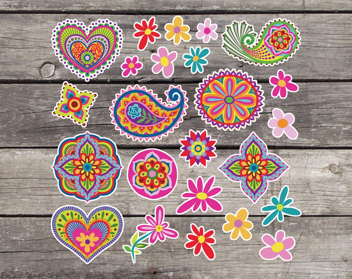 Sugar Skull Sticker Sheets Set of 2 Dia De Los Muertos Day of - Etsy