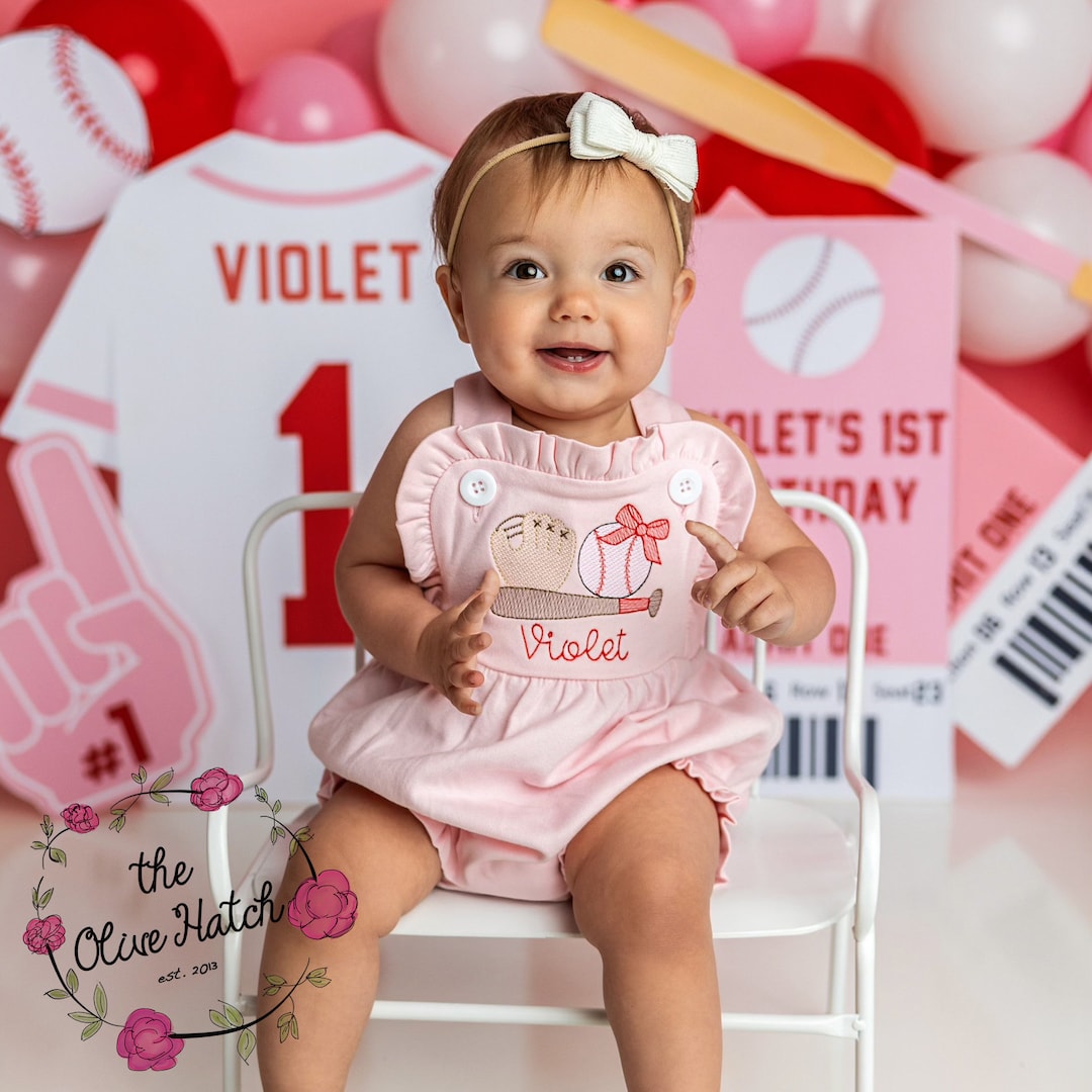 Baseball Outfit / Monogrammed Girl Baseball Outfit / Baseball Girl ...