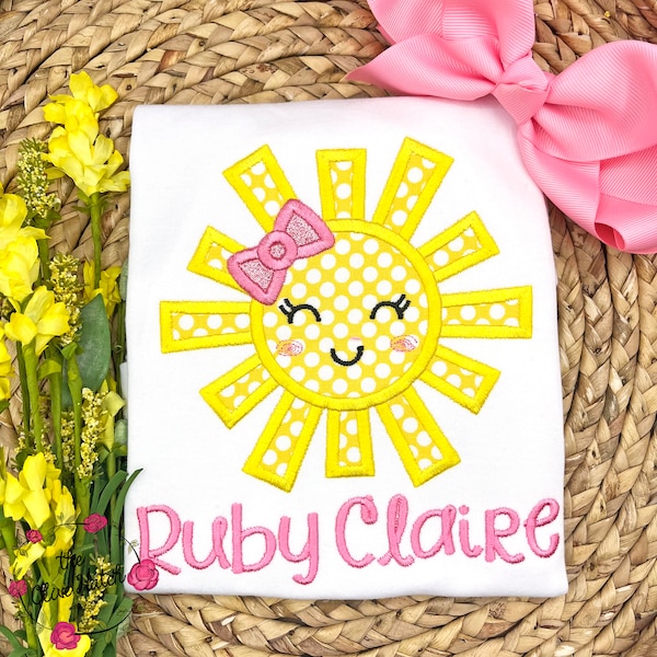 Sunshine Applique - Etsy