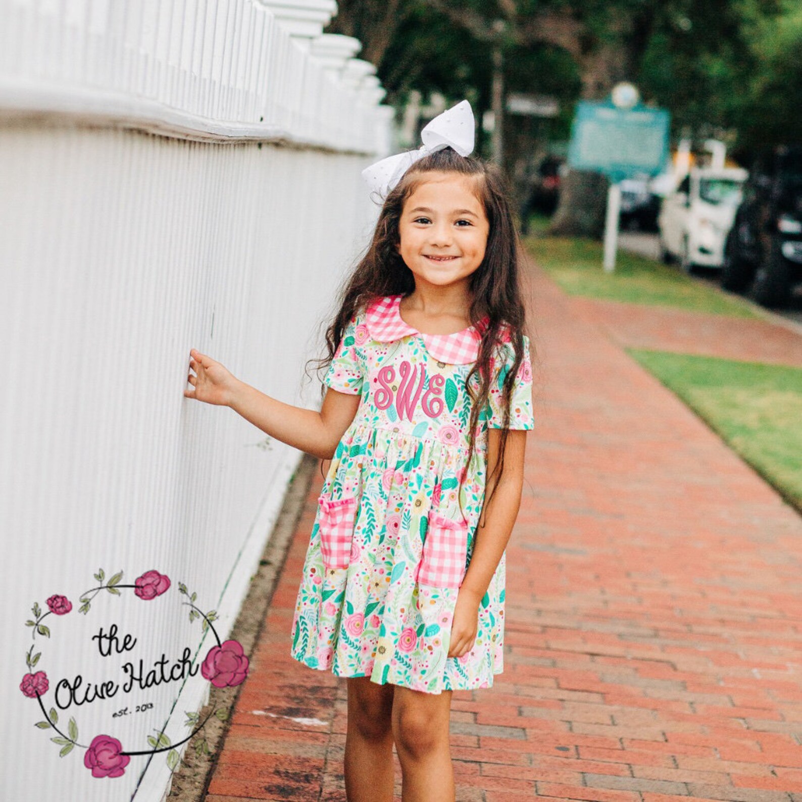 Floral School Dress / Back to School Dress / Girl School - Etsy