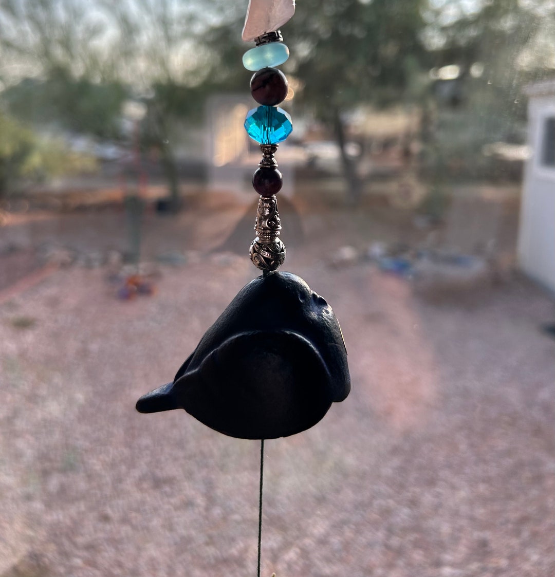 Japanese Blue Bird Swallow Wind Bell furin Sun Catcher. - Etsy