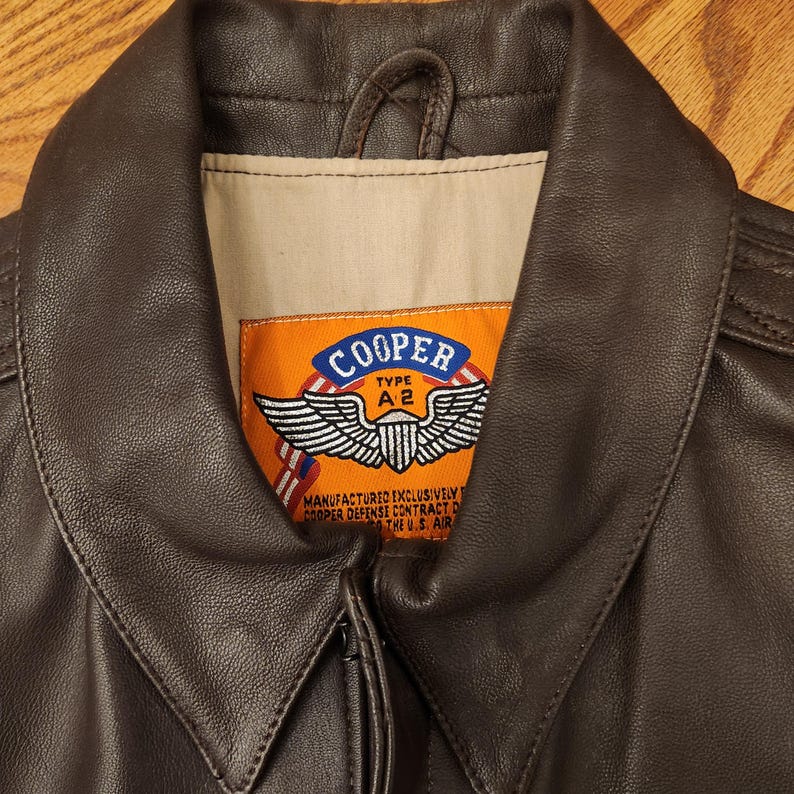 Vintage Cooper A-2 Flight Jacket, a 50th-anniversary Edition for the US ...