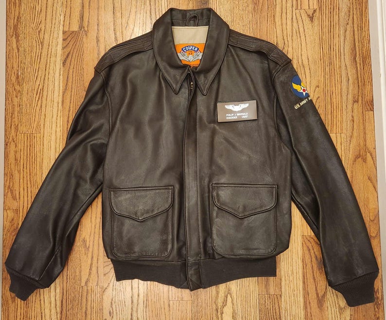 Vintage Cooper A-2 Flight Jacket, a 50th-anniversary Edition for the US ...