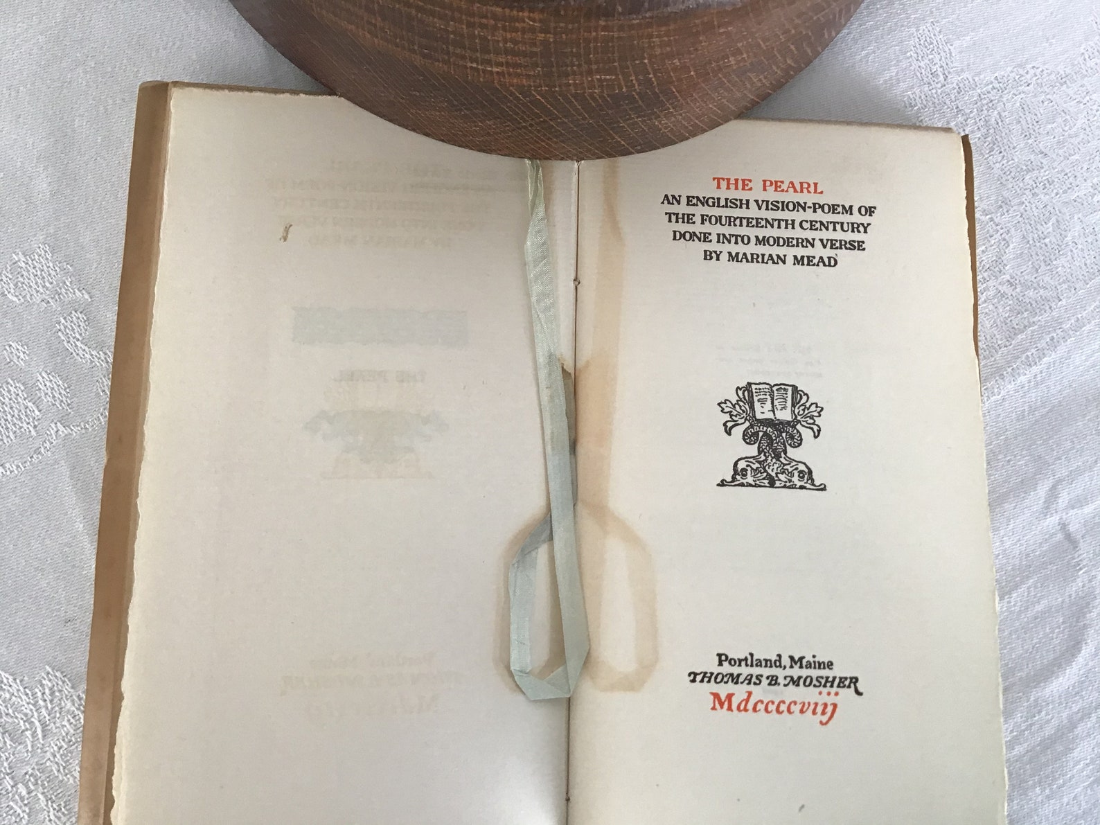 The Pearl, an English Vision Poem of the Fourteenth Century Done Into ...