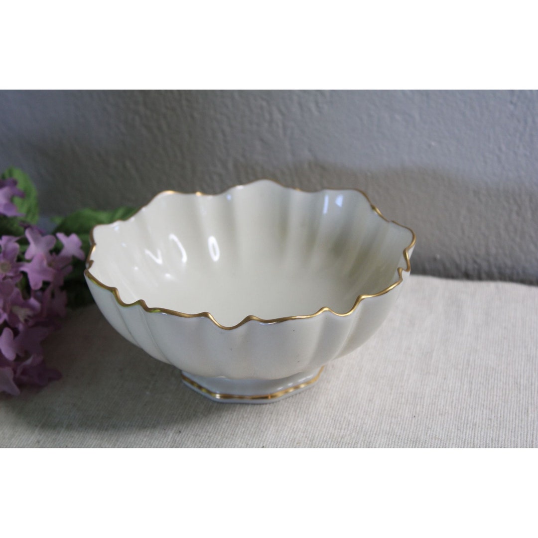 Lenox Gold Label Symphony Gold Trim Bowl Dish - Etsy