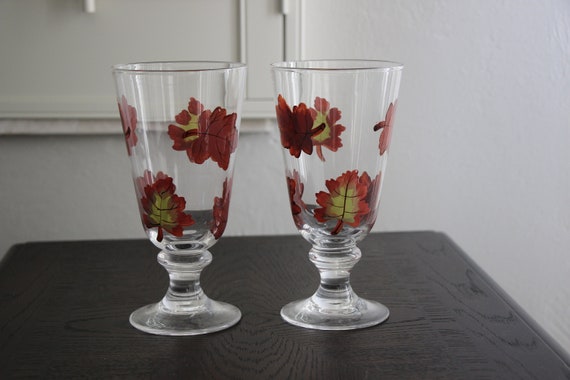 Vintage Pair Noble Excellence Hand Painted Autumn Leaf Fall - Etsy